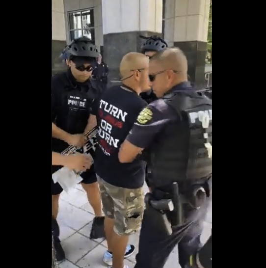 INSANE VIDEO Shows Orlando, Florida Police Arresting Pastor with Permit ...