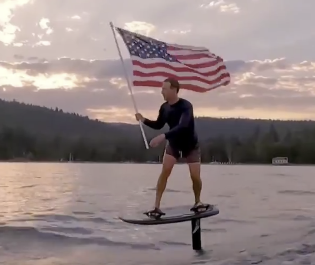 Mark Zuckerberg Releases Viral Video of Himself Cruising on Hydrofoil ...